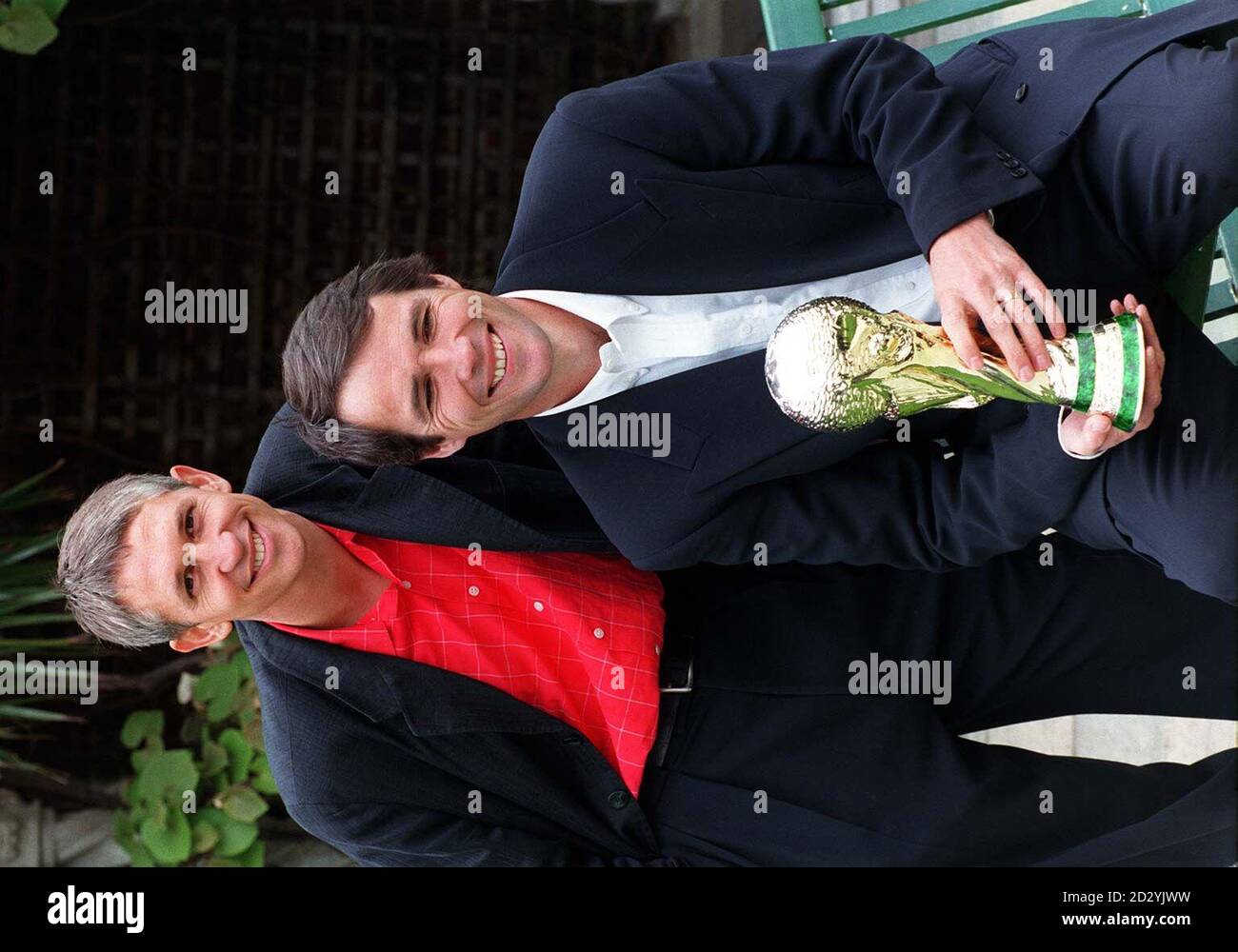 Former soccer players turned bbc sports presenters hi-res stock ...