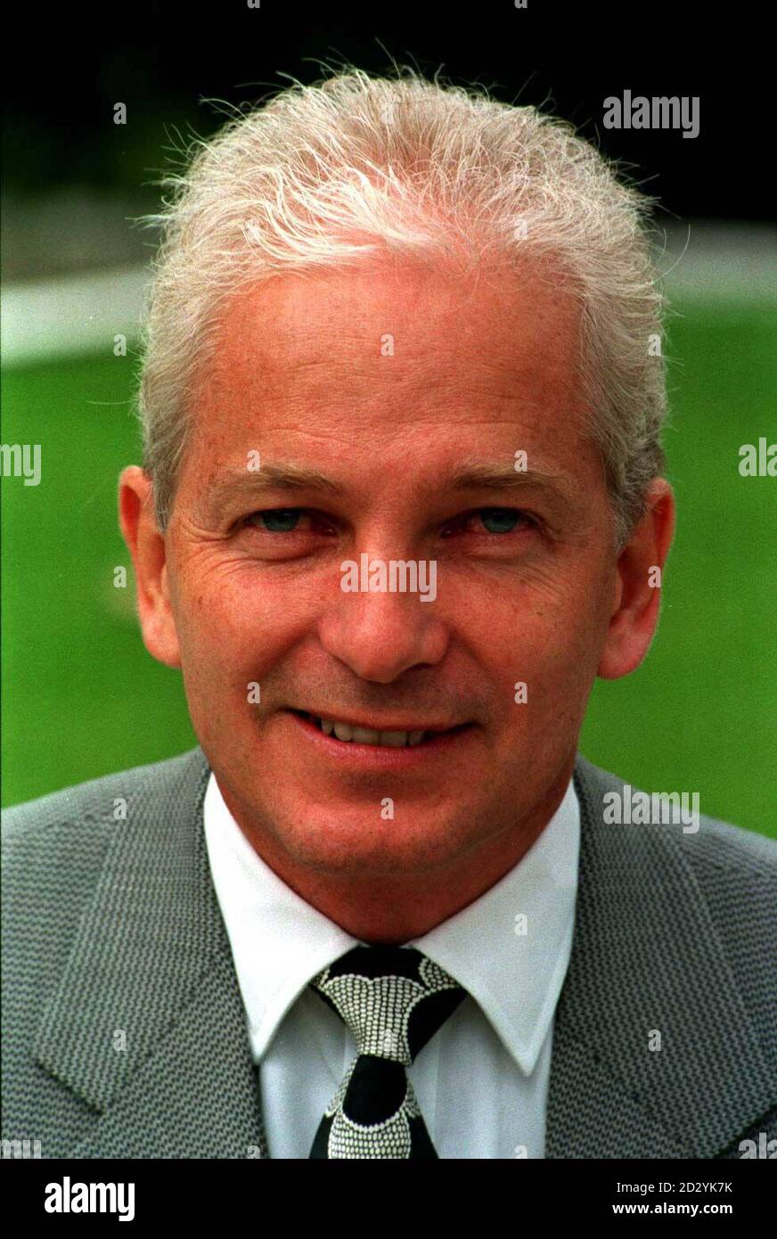 PA NEWS PHOTO 30/4/98 BBC TELEVISION CRICKET COMMENTATOR DAVID GOWER AT ...