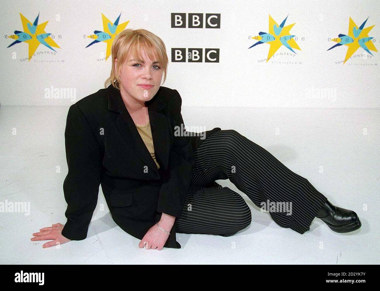 Dawn Martin, of Dundalk, Co. Louth, Ireland's entry in the Eurovision ...