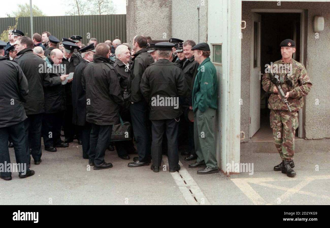 Maze prison officers staged a walkout to call for the removal of Maze ...