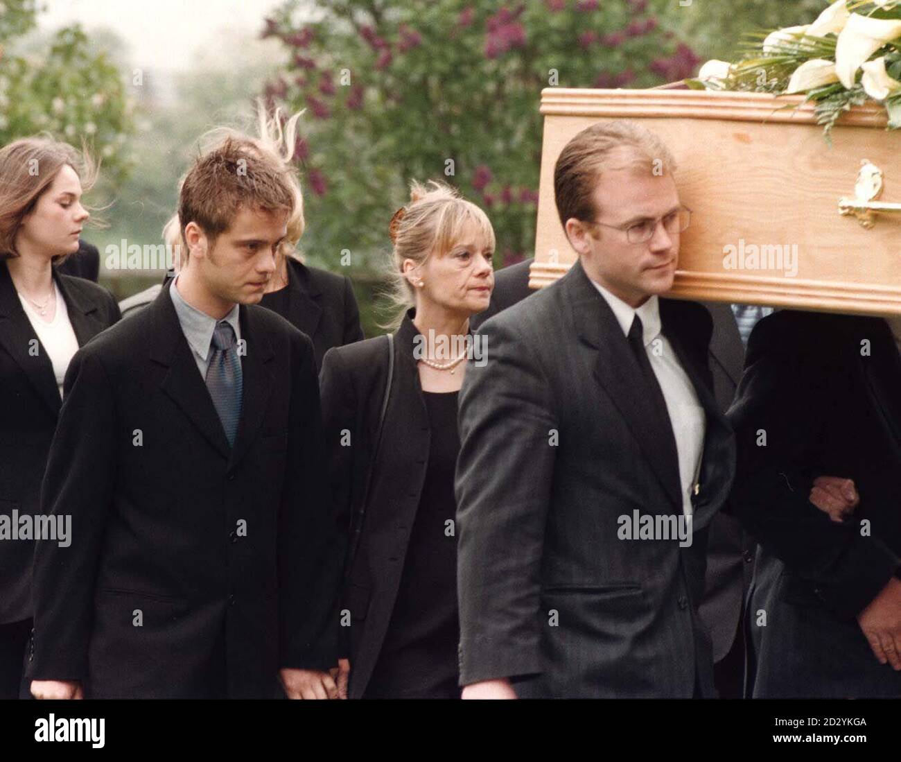 Ex-Wife Lesley Lloyd and eldest son Mark fight back the tears as the ...