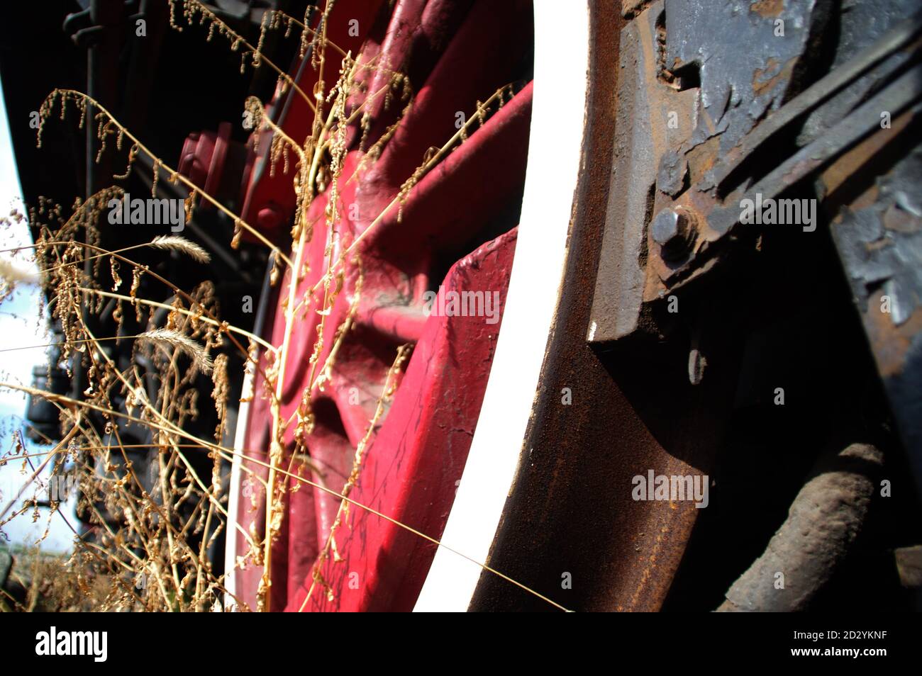 Vintage retro red railway hi-res stock photography and images - Alamy