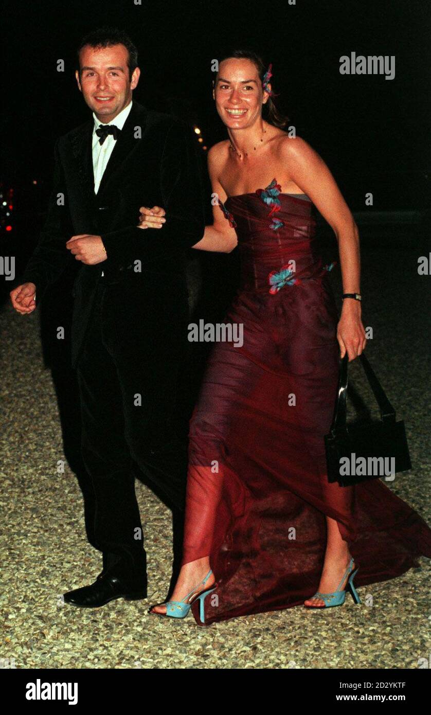 TARA PALMER-TOMKINSON ARRIVES AT SUDELEY CASTLE, WINCHCOMBE FOR THE ...