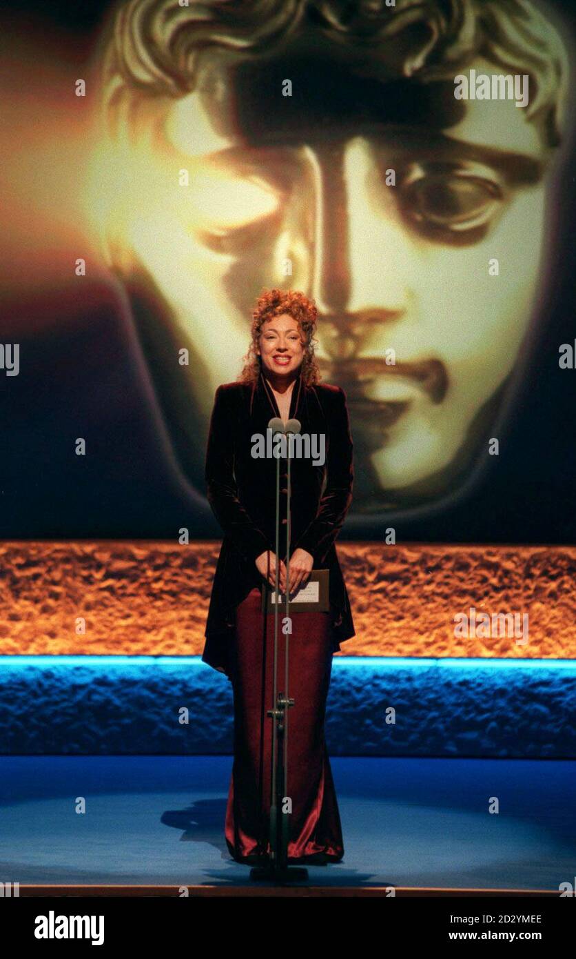 Actress Alex Kingston at the BAFTA TV awards ceremony in Leicester ...