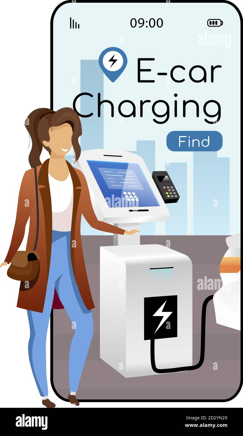 Cartoon illustration cell phone charging Cut Out Stock Images ...