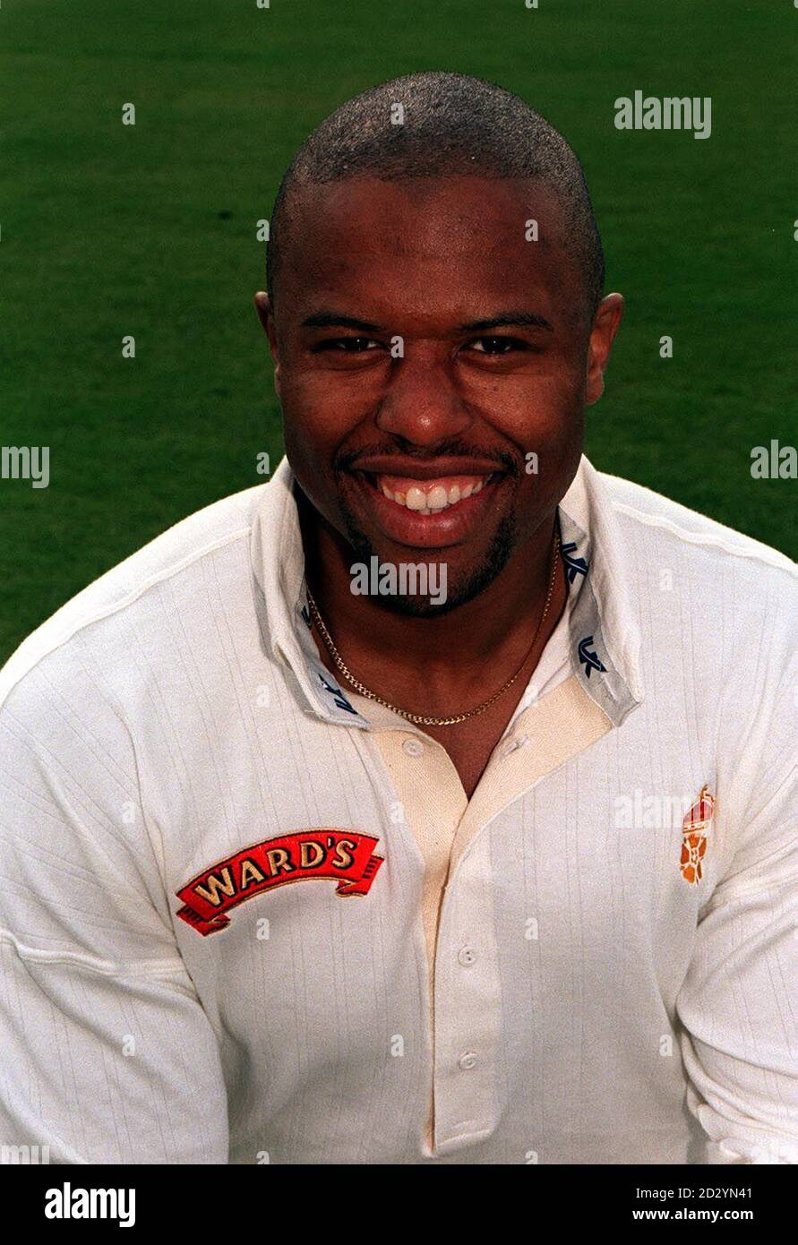 Adrian Rollins, Derbyshire County Cricket Team. Photo by Rui Vieira/PA ...