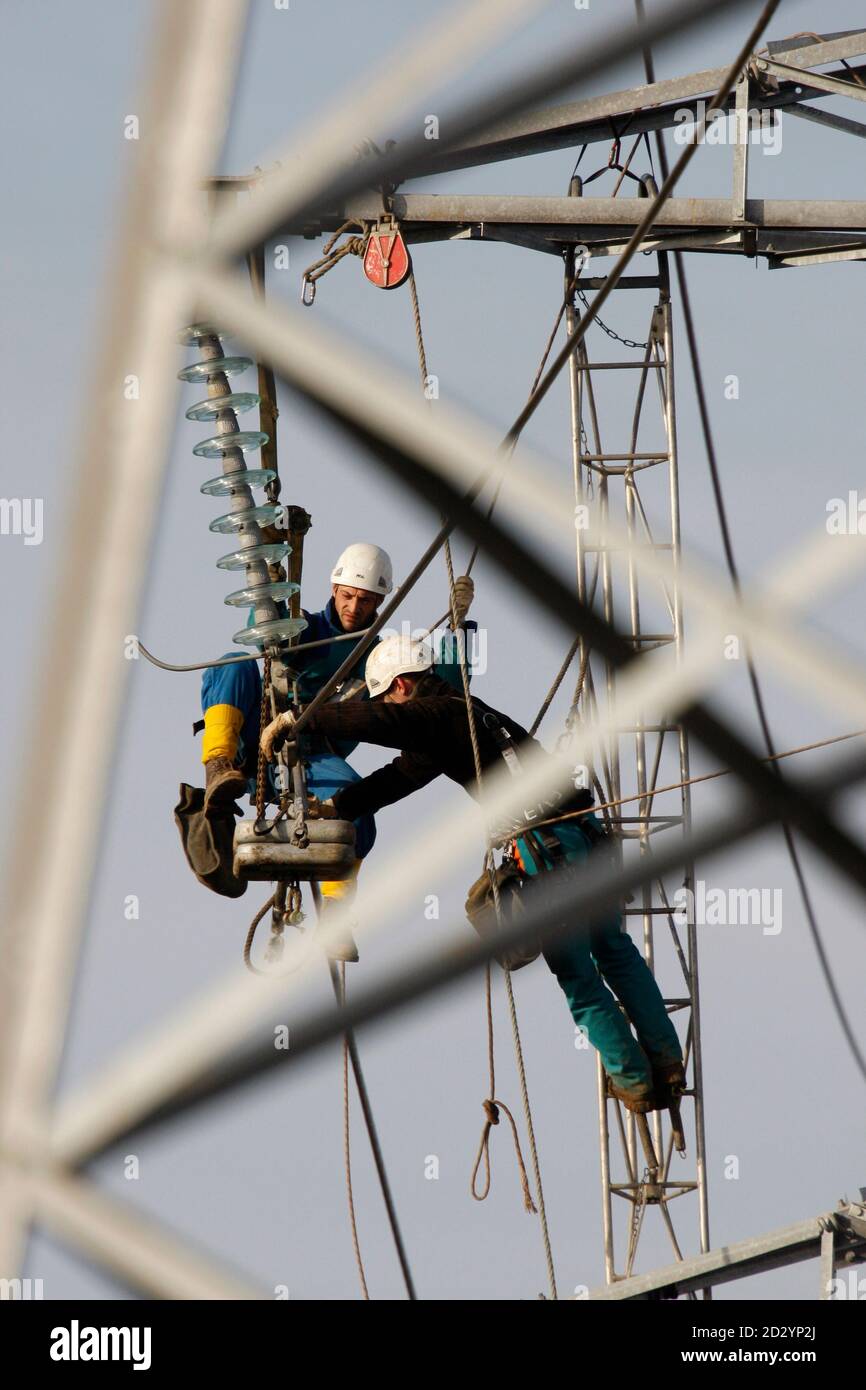 Electricity Pylon France High Resolution Stock Photography and Images ...