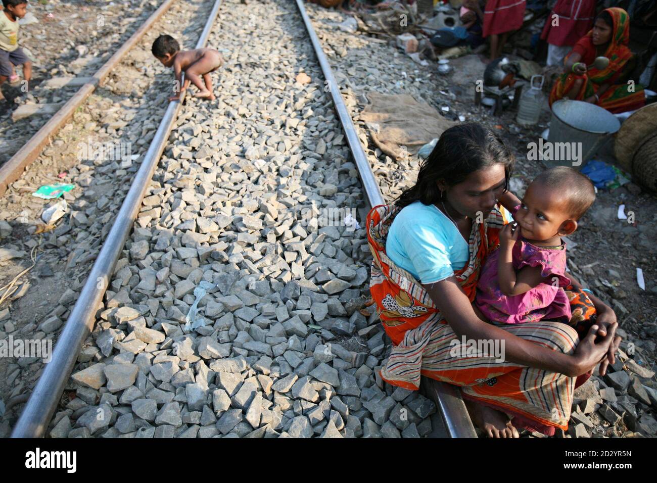Railway Slums Of Bangladesh High Resolution Stock Photography and ...
