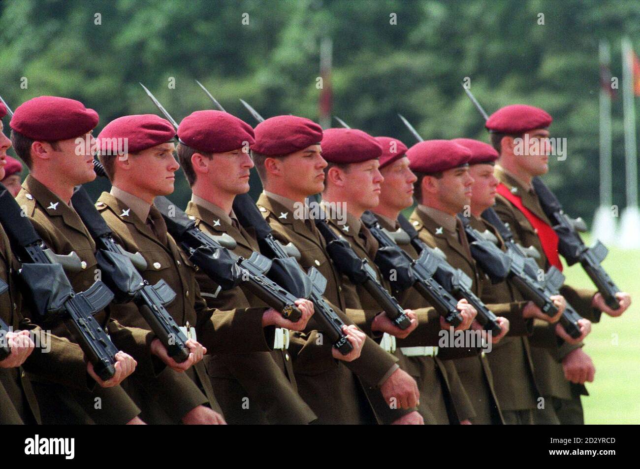 Regiment on parade hi-res stock photography and images - Alamy
