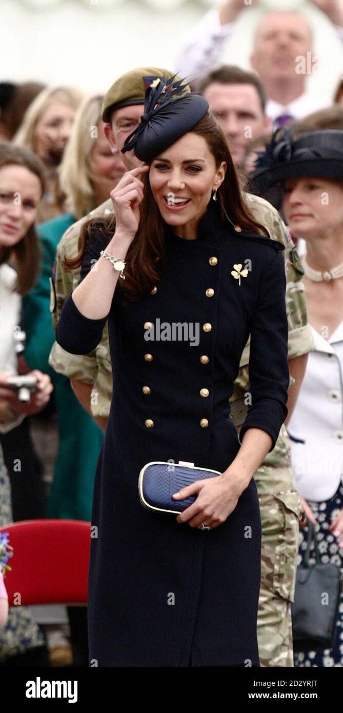 Royal barracks catherine kate middleton danaukpress hi-res stock ...