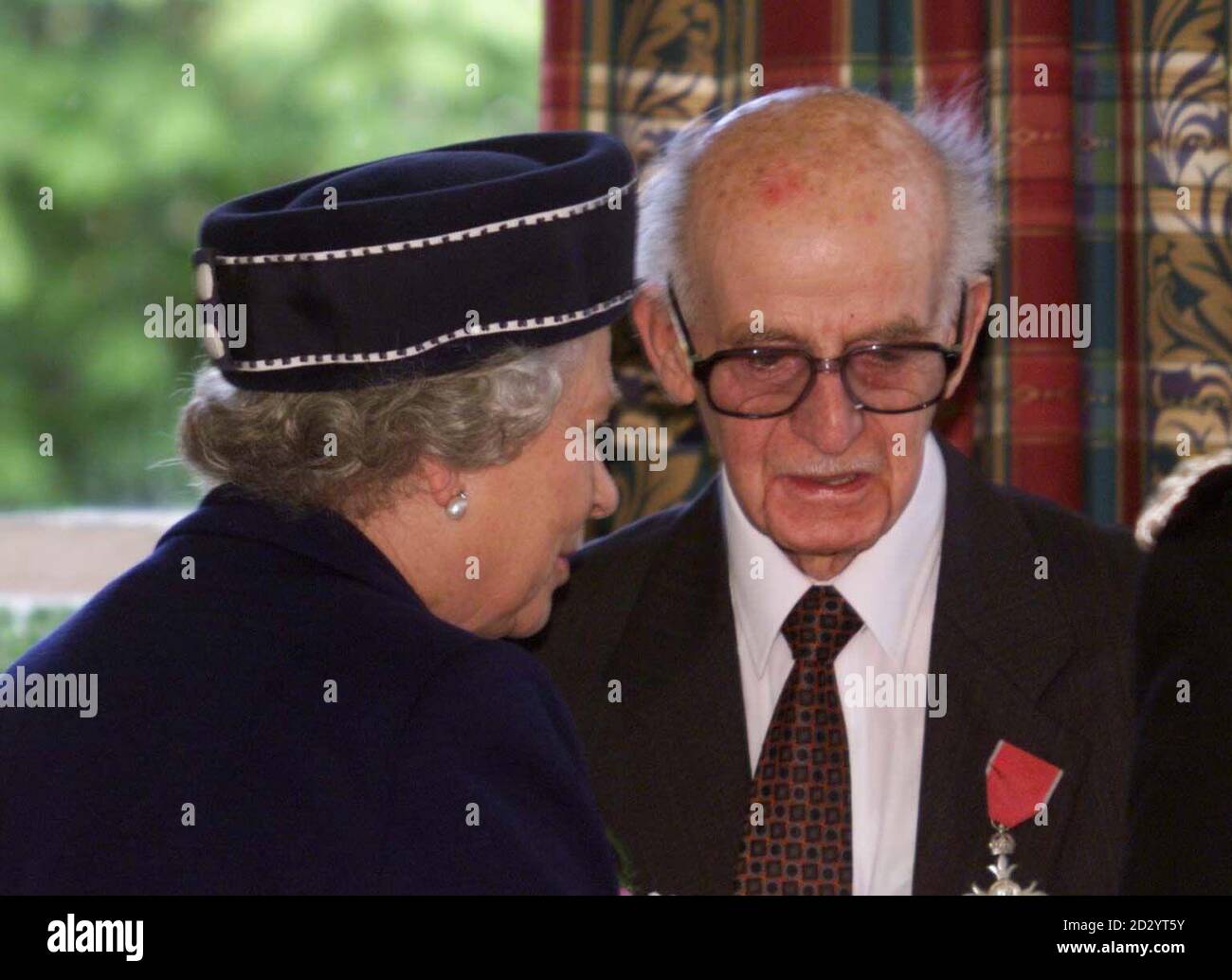 Her Majesty the Queen with Scottish band leader Jimmy Shand during her ...
