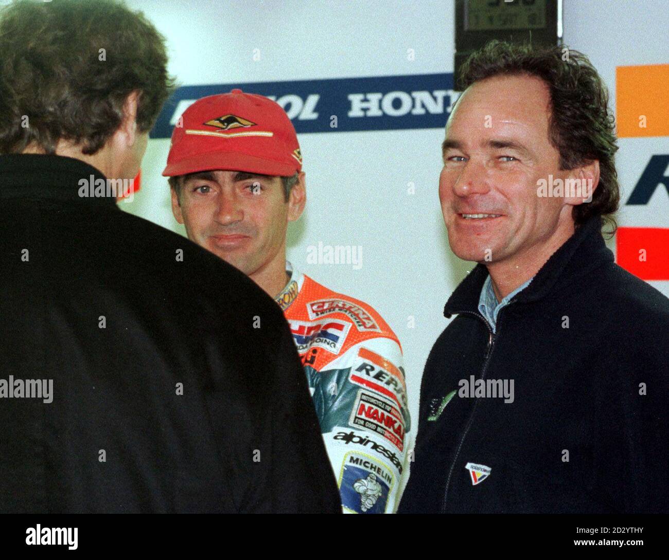 Barry mick at the british grand prix at donnington hi-res stock ...