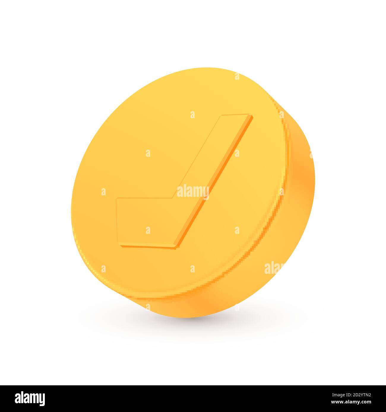 Golden hockey award concept, shiny realistic metallic puck Stock Vector ...