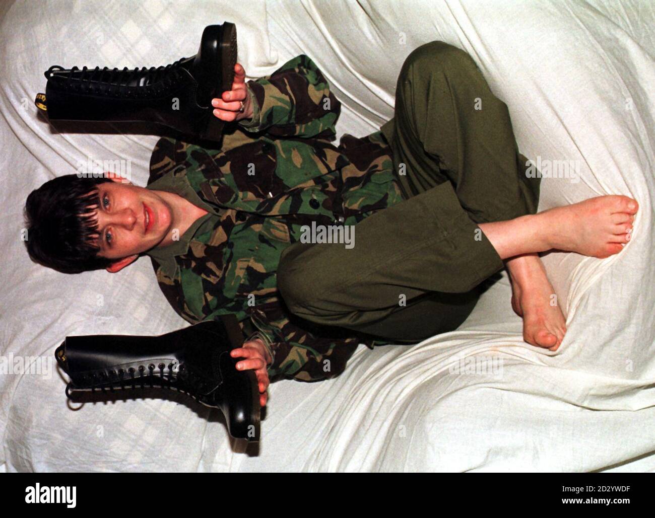 Lance Corp. Sarah Portch, 29, at her home in Bristol today (Monday ...