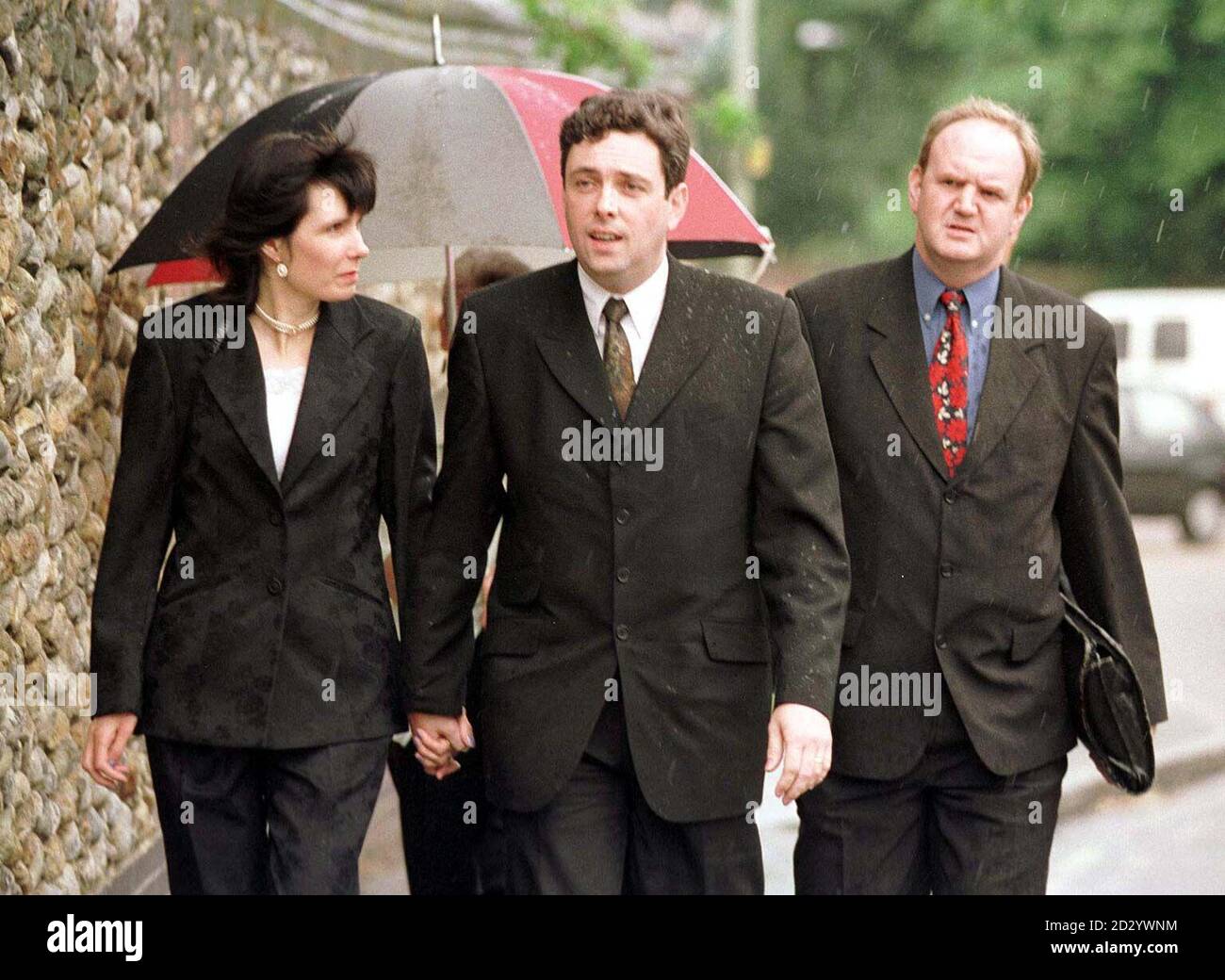 Corrine and Anthony Mackin (left to right) , parents of the dead baby ...