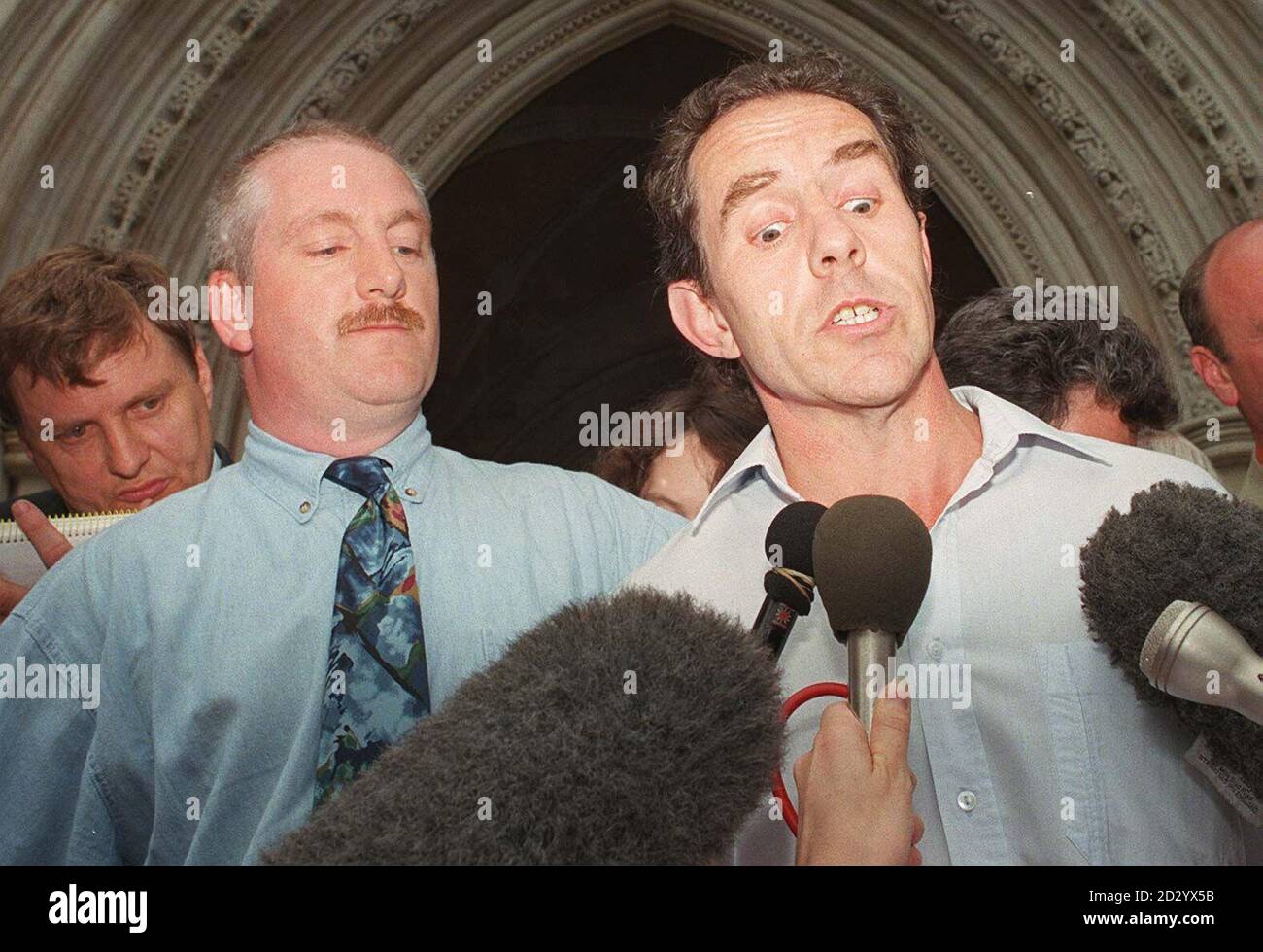Vet David Ryan James (right) and his brother Keith outside the High ...