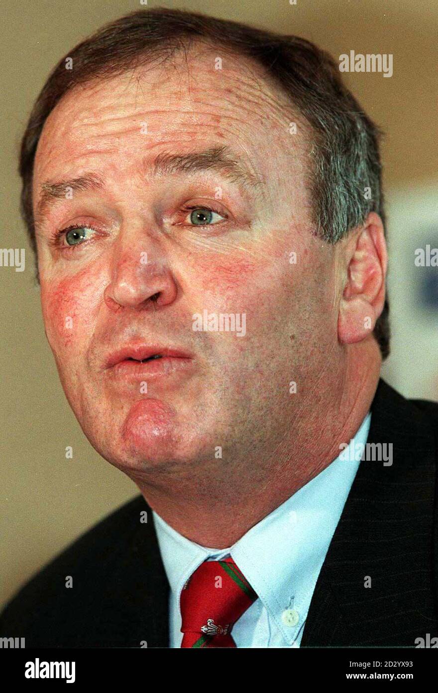 New Welsh Rugby coach Graham Henry from New Zealand during a Cardiff ...