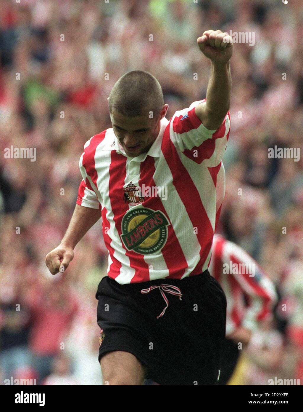 Kevin Phillips celebrates after scoring from the penalty sopt, in today ...