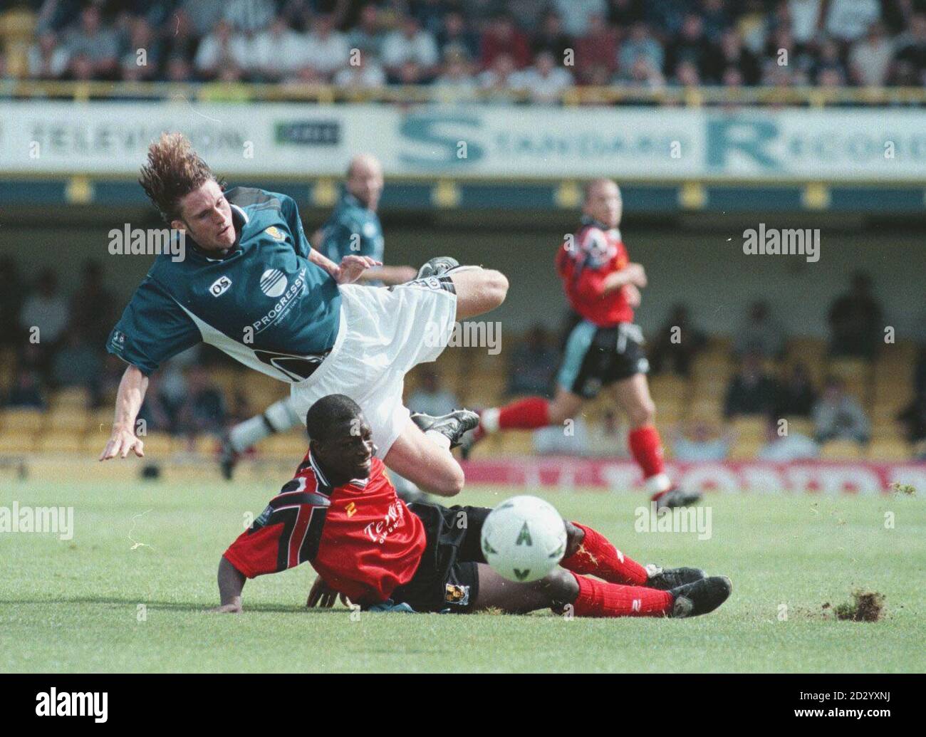 Adrian Clarke of Southend Football club and Michael Brown in Essex 15/8 ...