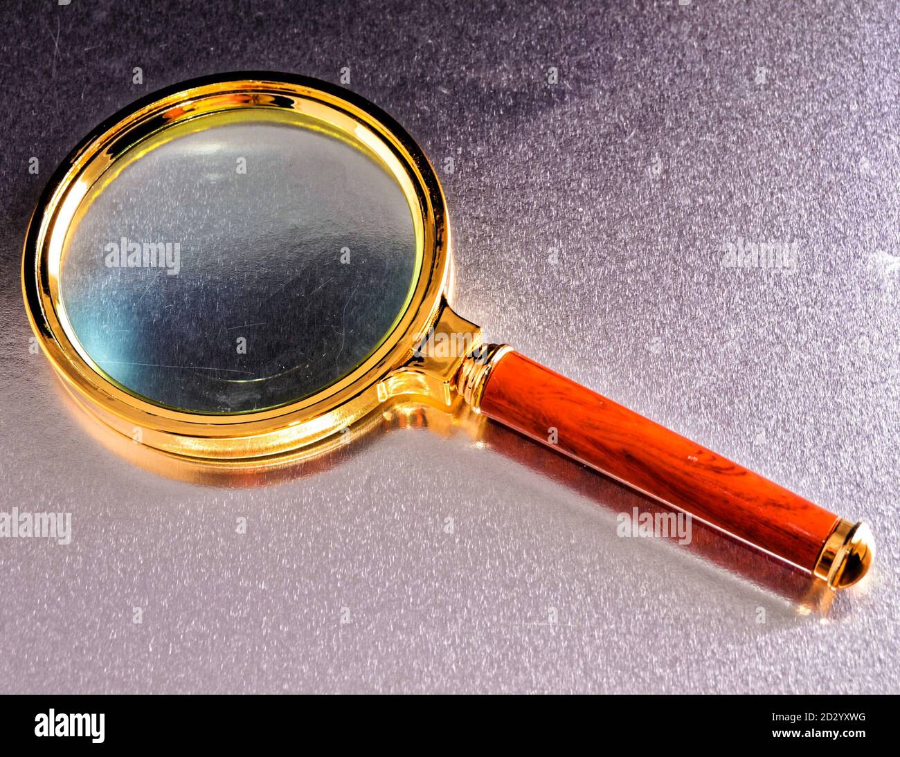 Vintage Magnify Glass Loupe Stock Photo - Alamy