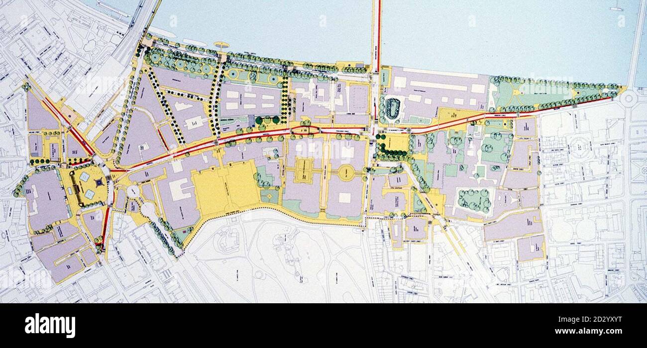 Artists impression of Foster and Partners "Masterplan". Sir Norman ...