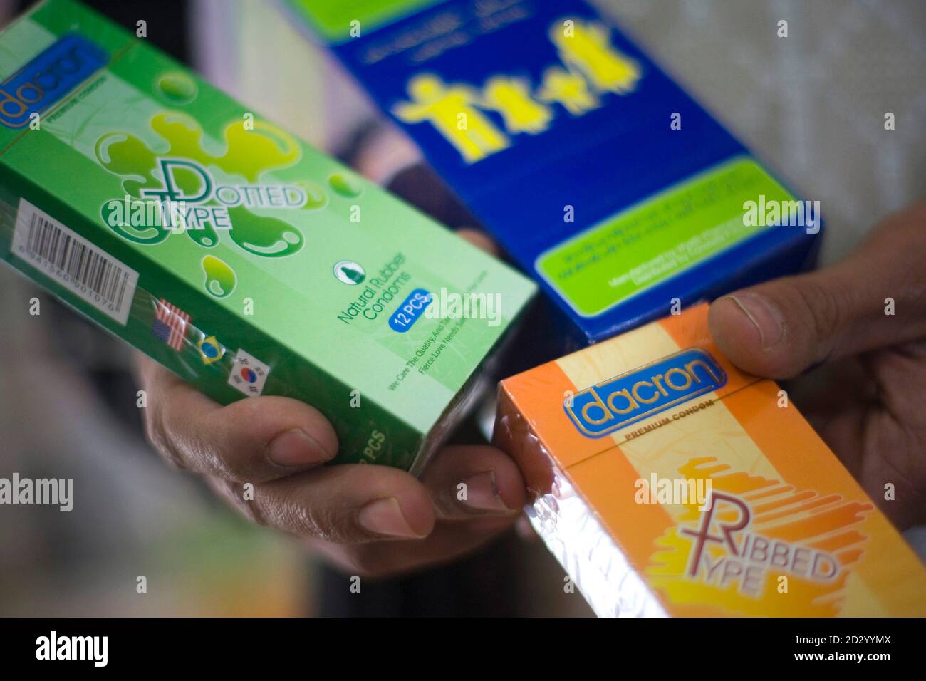 Condom display hi-res stock photography and images - Alamy