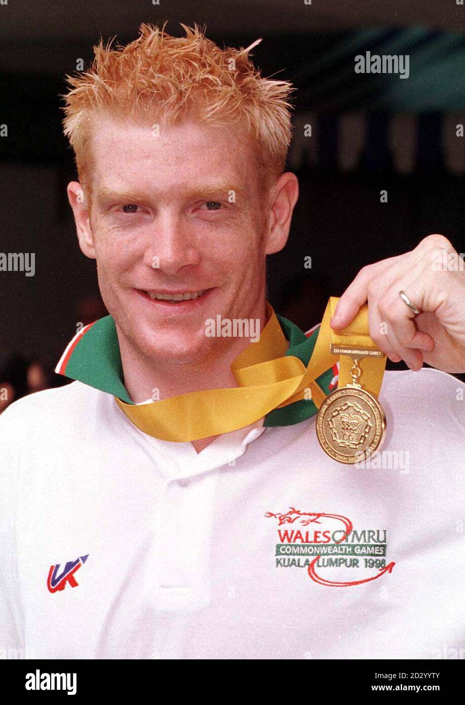 Welsh Gold medal winning Commonwealth Games 400metres champion Iwan ...