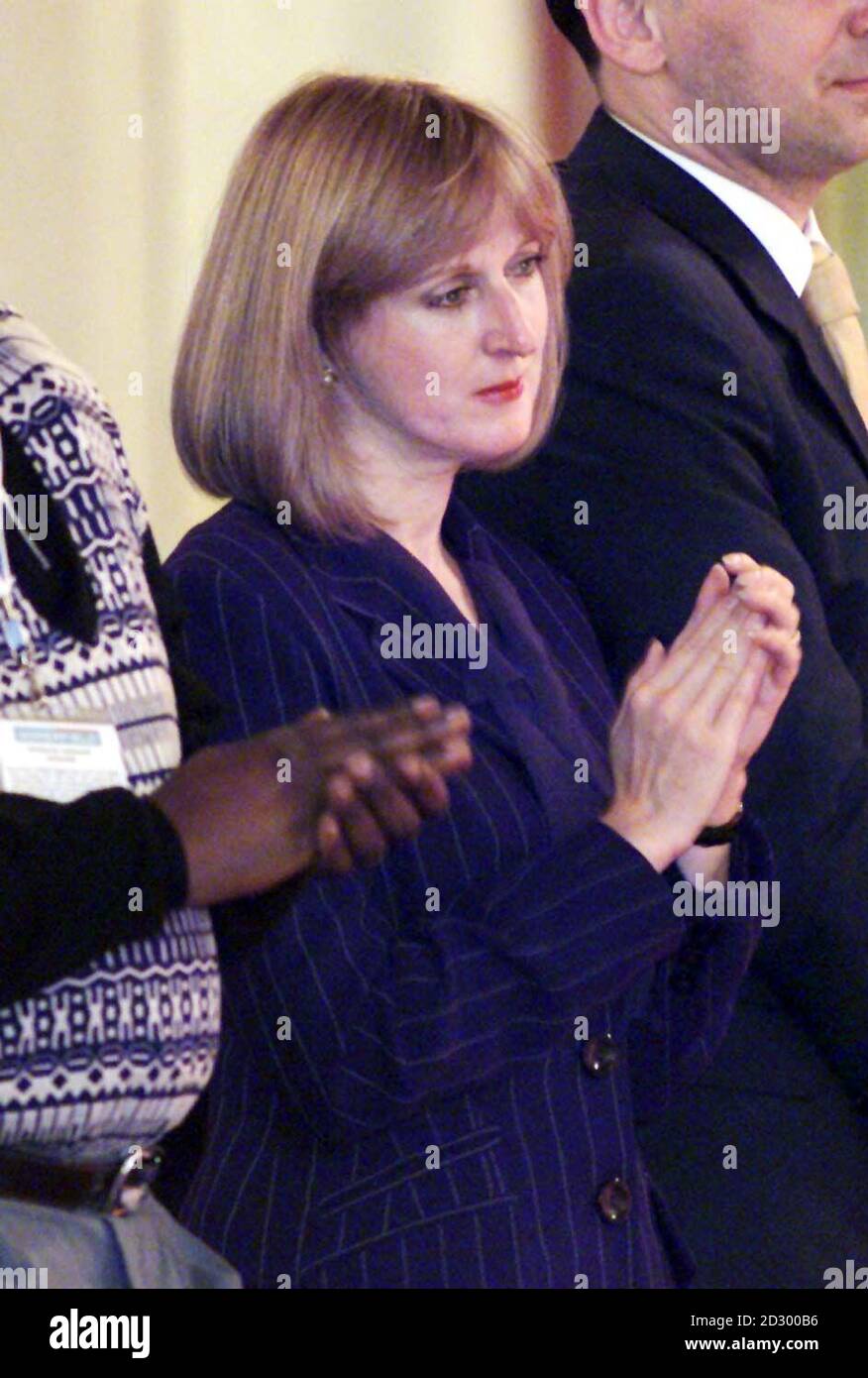 The wife of british foreign secretary robin cook hi-res stock ...