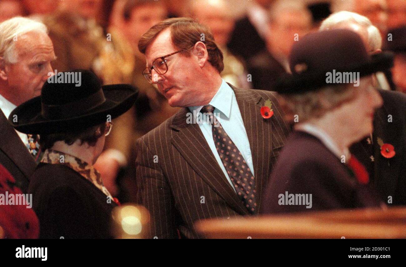Northern Ireland First Minister, David Trimble attending the annual ...