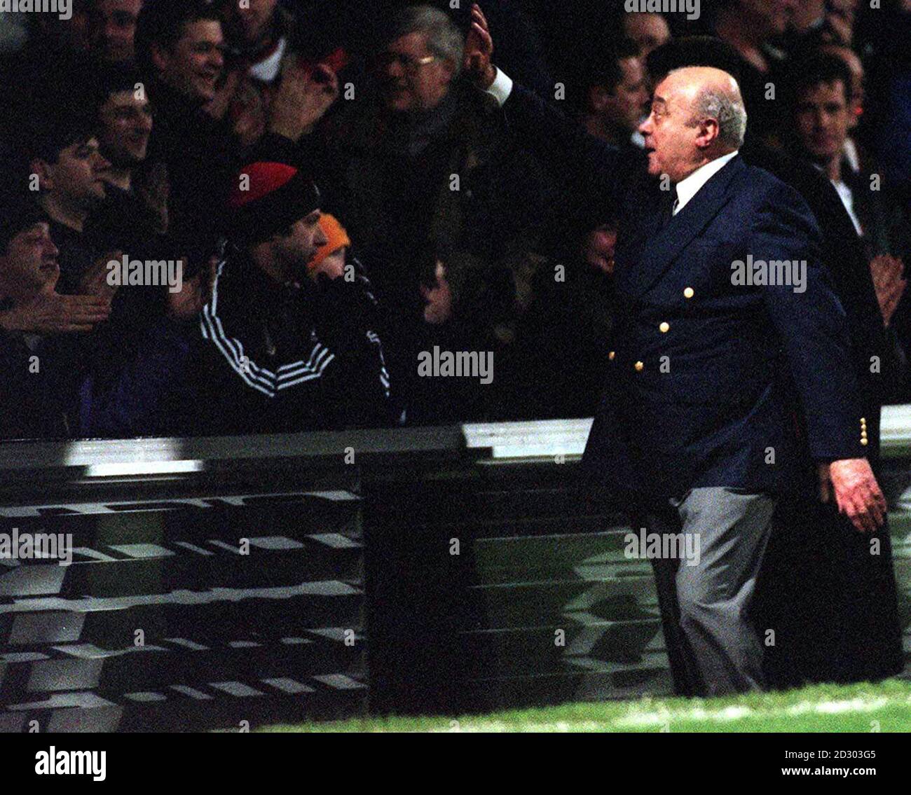 Mohamed al fayed waves to the fans hi-res stock photography and images ...