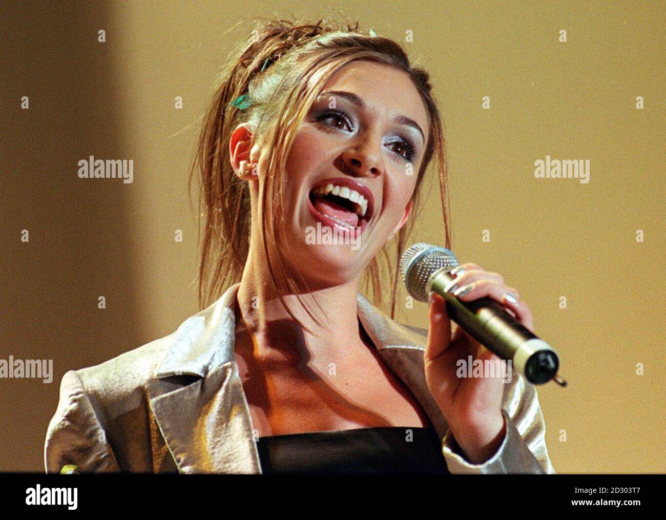 Singer Kerri Ann at the Childline Concert in the Point Theatre, Dublin ...