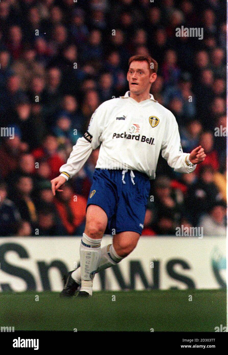 Leeds United's captain David Hopkin in action during the FA Cup fourth ...