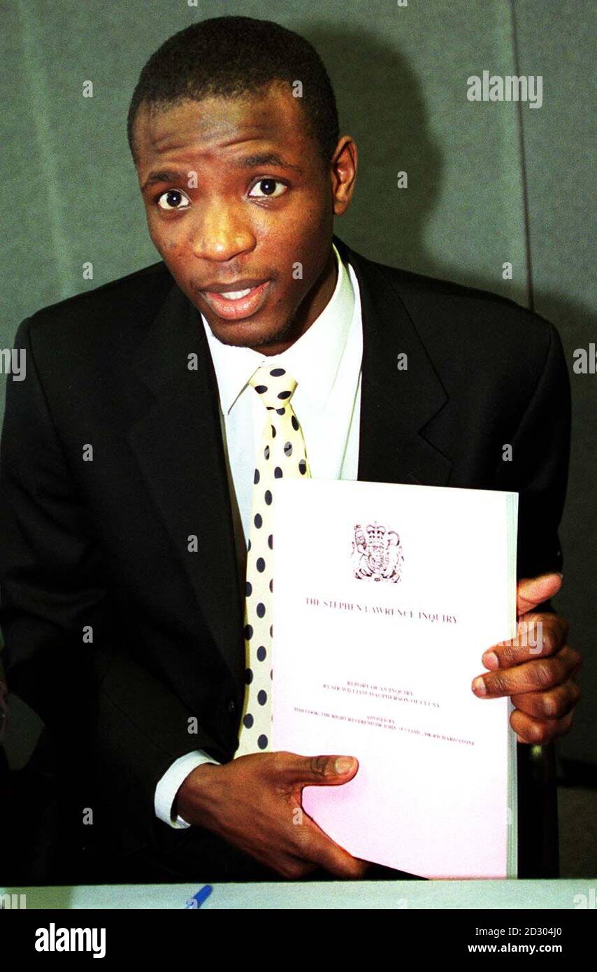 Duwayne Brooks, the friend who was with Stephen Lawrence, the night he ...