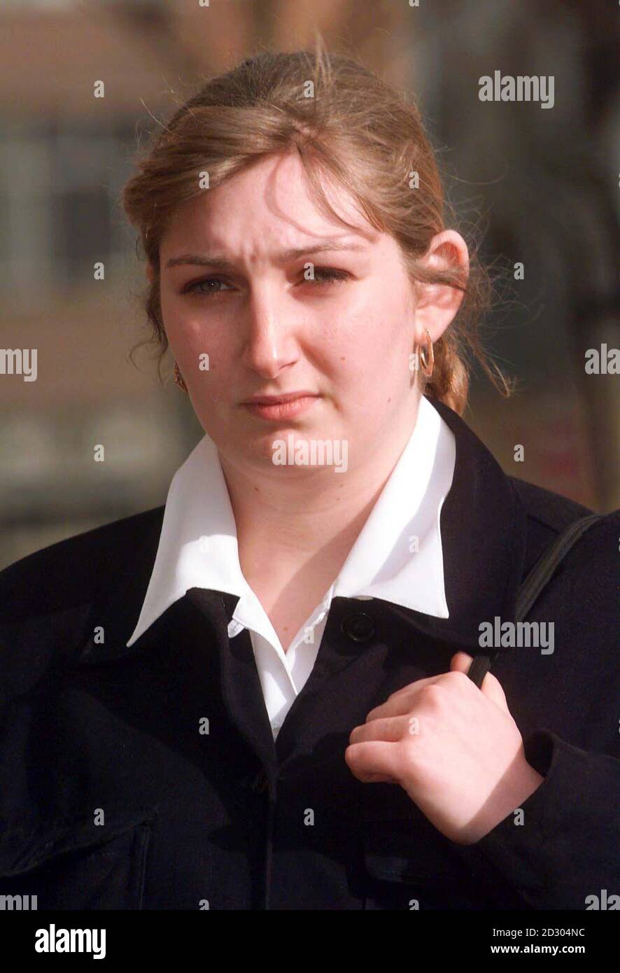 Faith Warner arriving at Sheffield Crown Court to give evidence in the ...