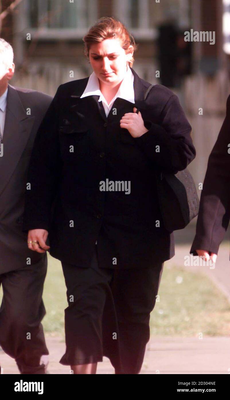 Faith Warner arriving at Sheffield Crown Court to give evidence in the ...