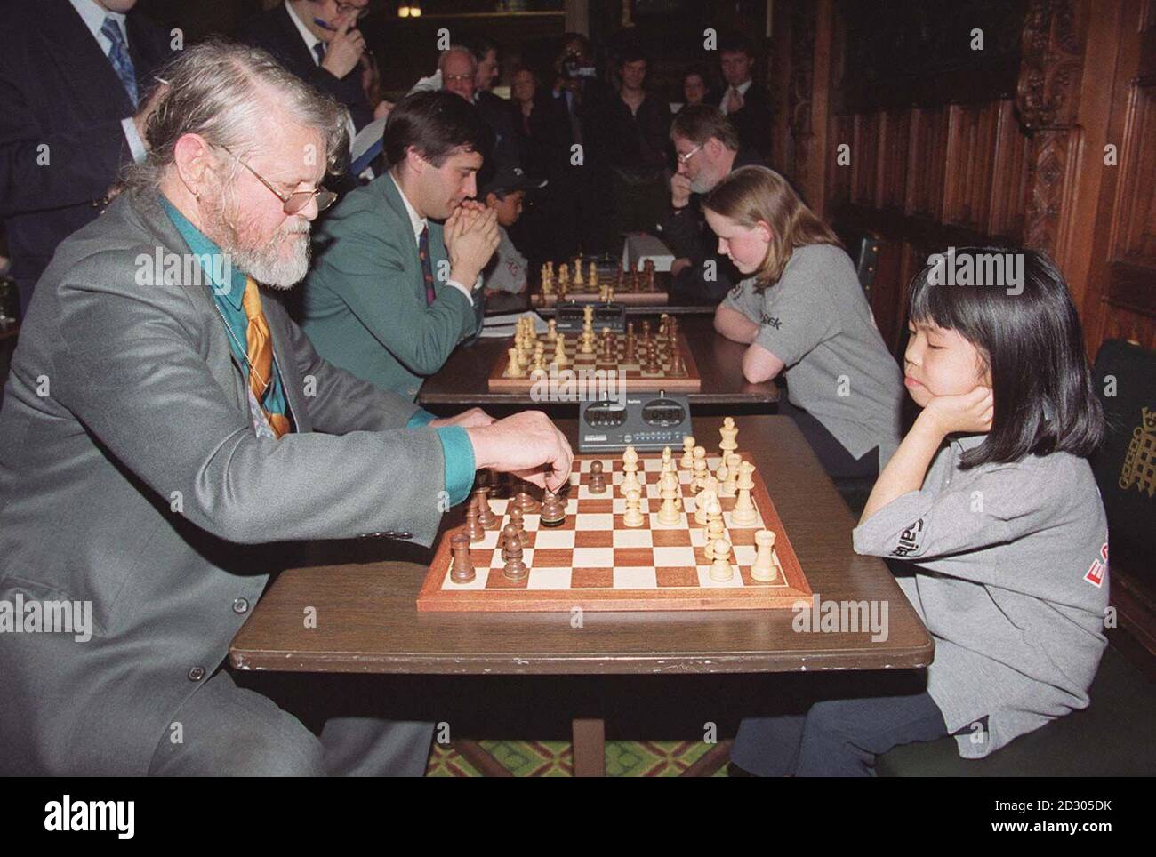 The Marquess of Bath takes on eight-year-old Selina Khoo, from Surrey ...