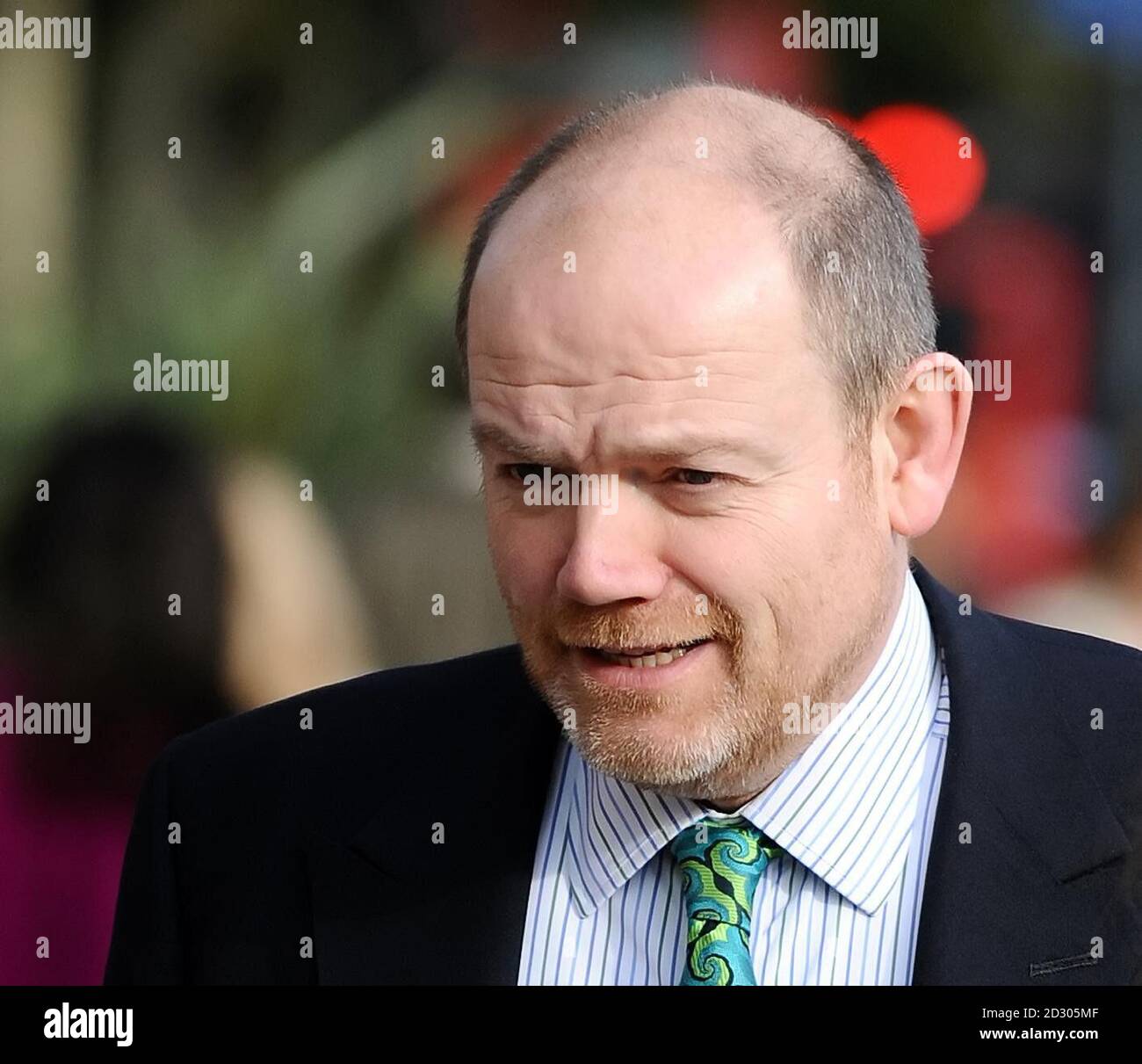 Bbc director general mark thompson arrives at bbc television centre hi ...