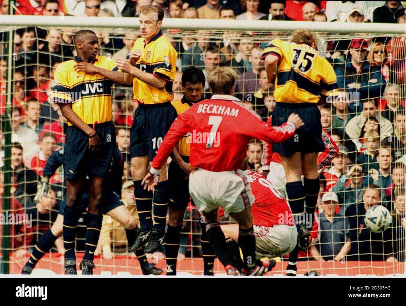 Sport football back view david beckham hi-res stock photography and ...