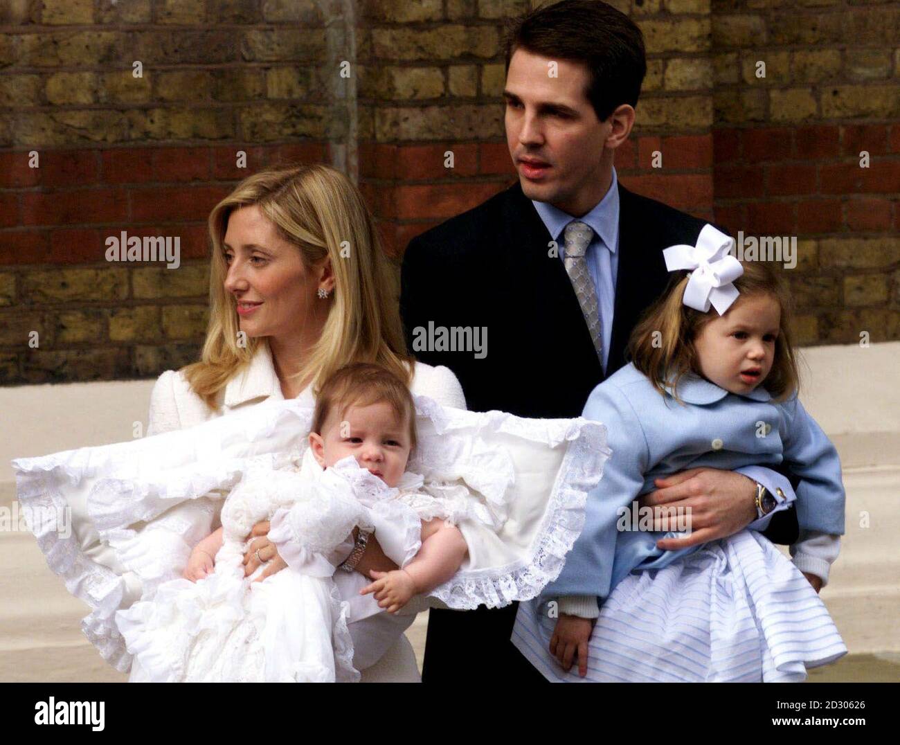 Crown Prince and Princess Pavlos of Greece, attend the Greek Orthodox ...