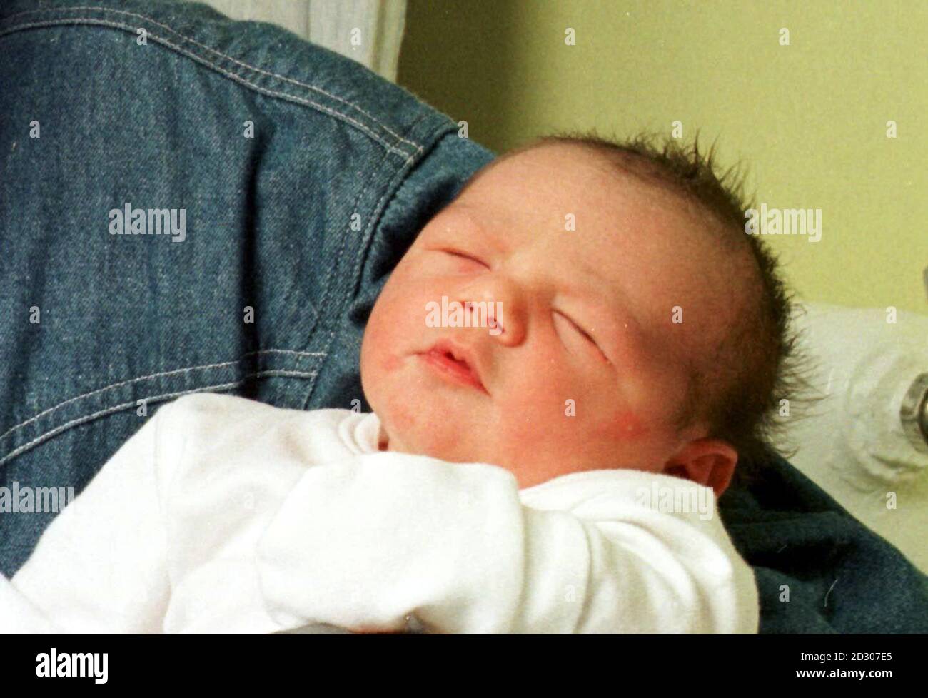 Toni, the first baby born to a Kosovar refugee in Scotland at the ...
