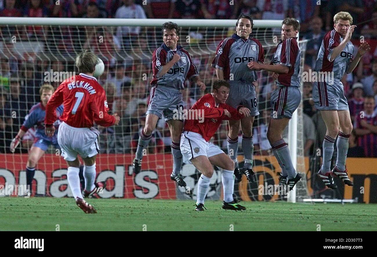 Football action kicking david beckham hi-res stock photography and ...