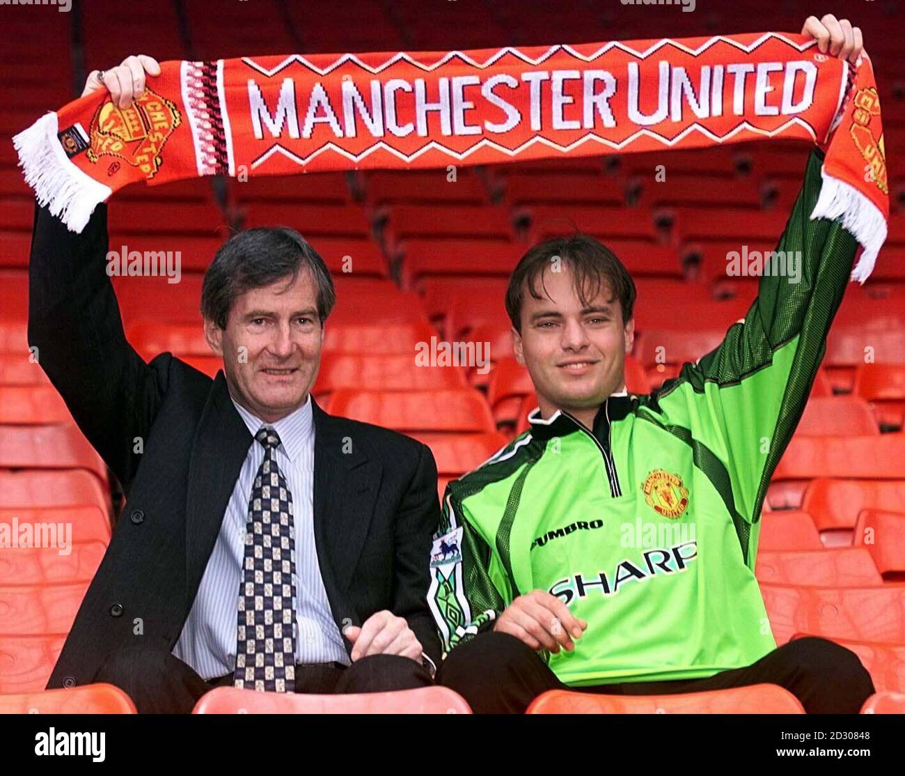 New signing for manchester united with united chairman martin edwards ...