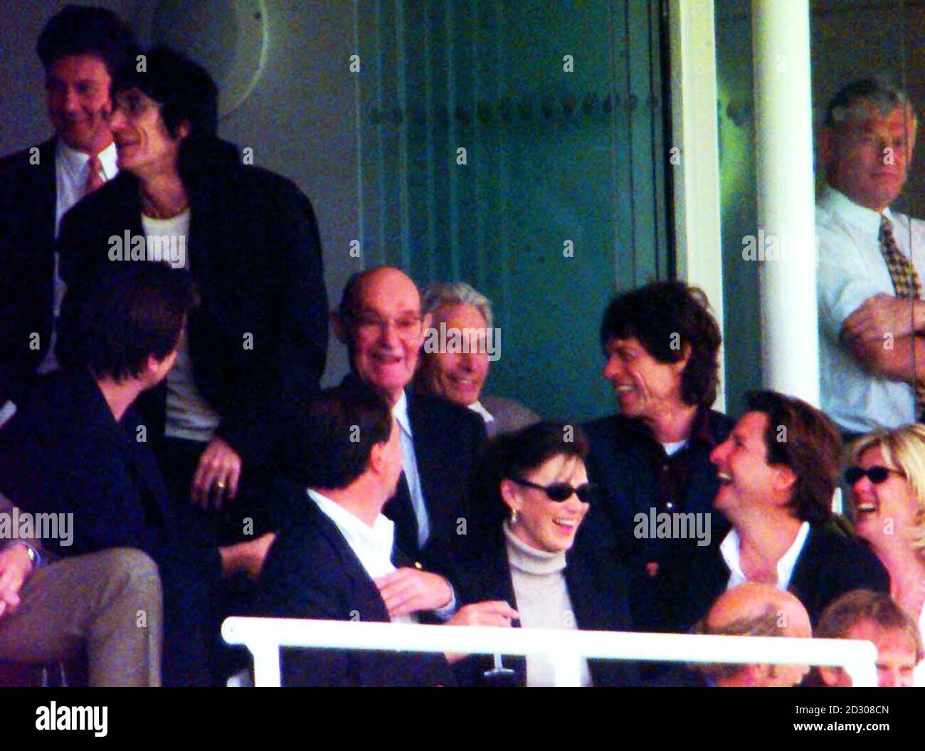 Mick jagger sitting watching days play lords between australia hi-res ...