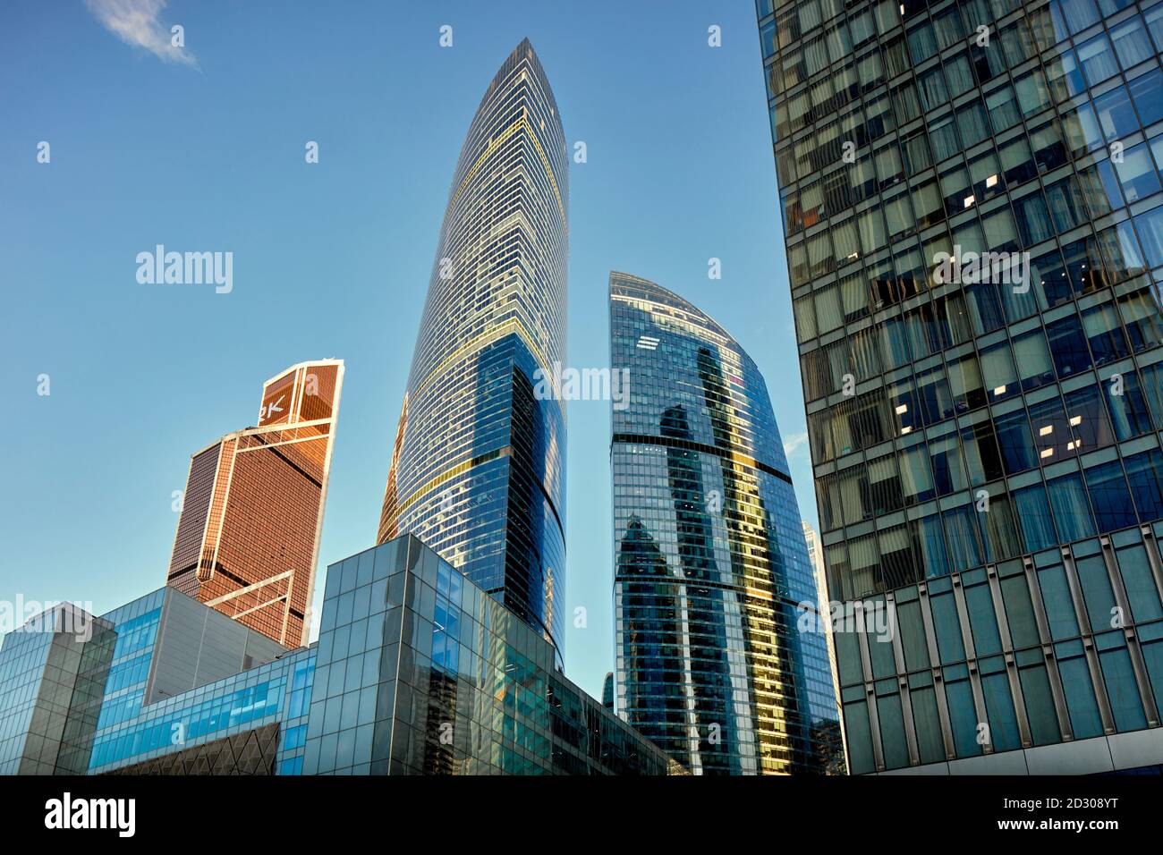 City center and high rise building with tall buildings hi-res stock ...