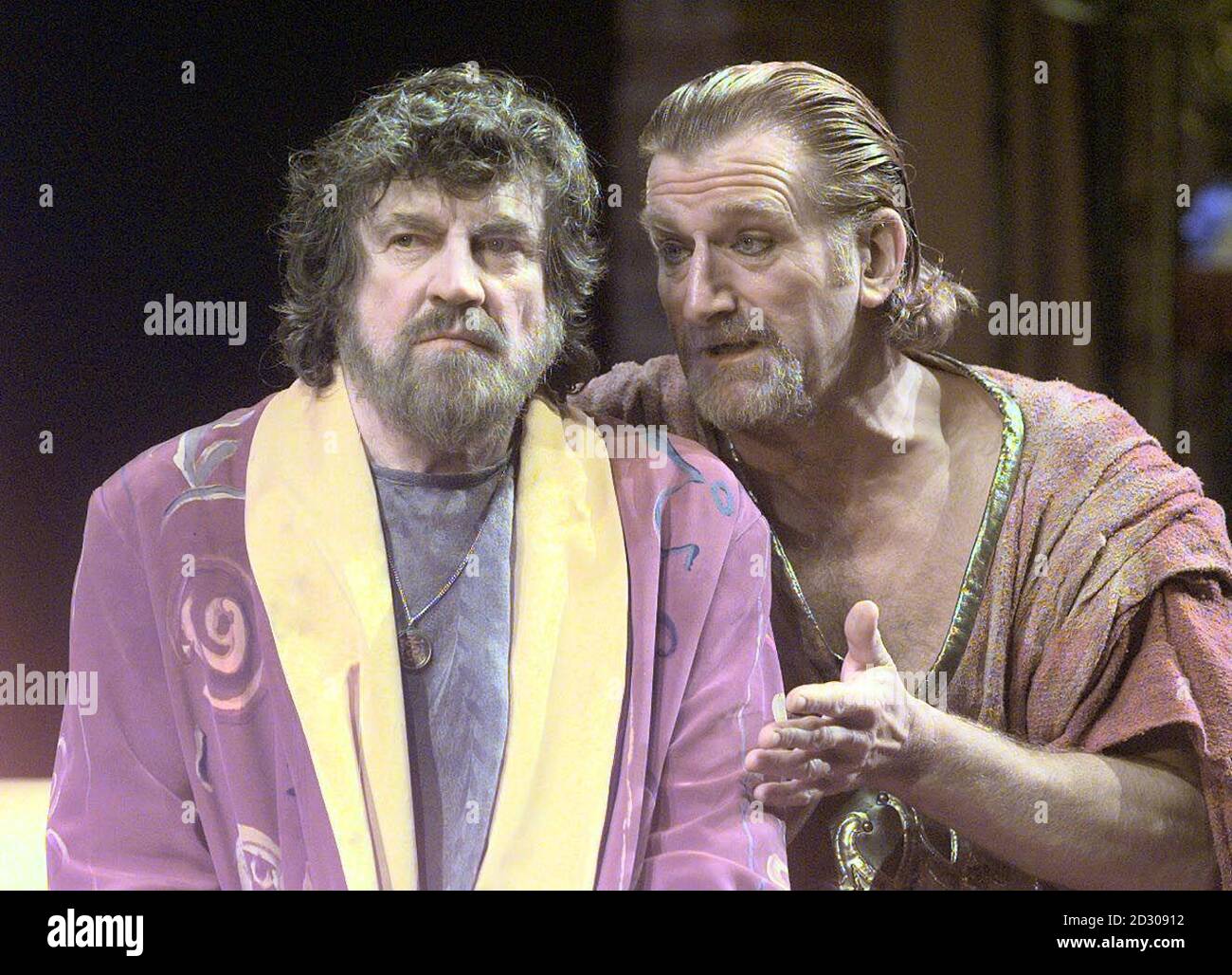 Alan Bates (L) returns to the Stratford stage for the first time since ...