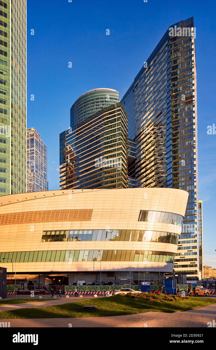 High rise modern buildings of Moscow International Business Centre ...