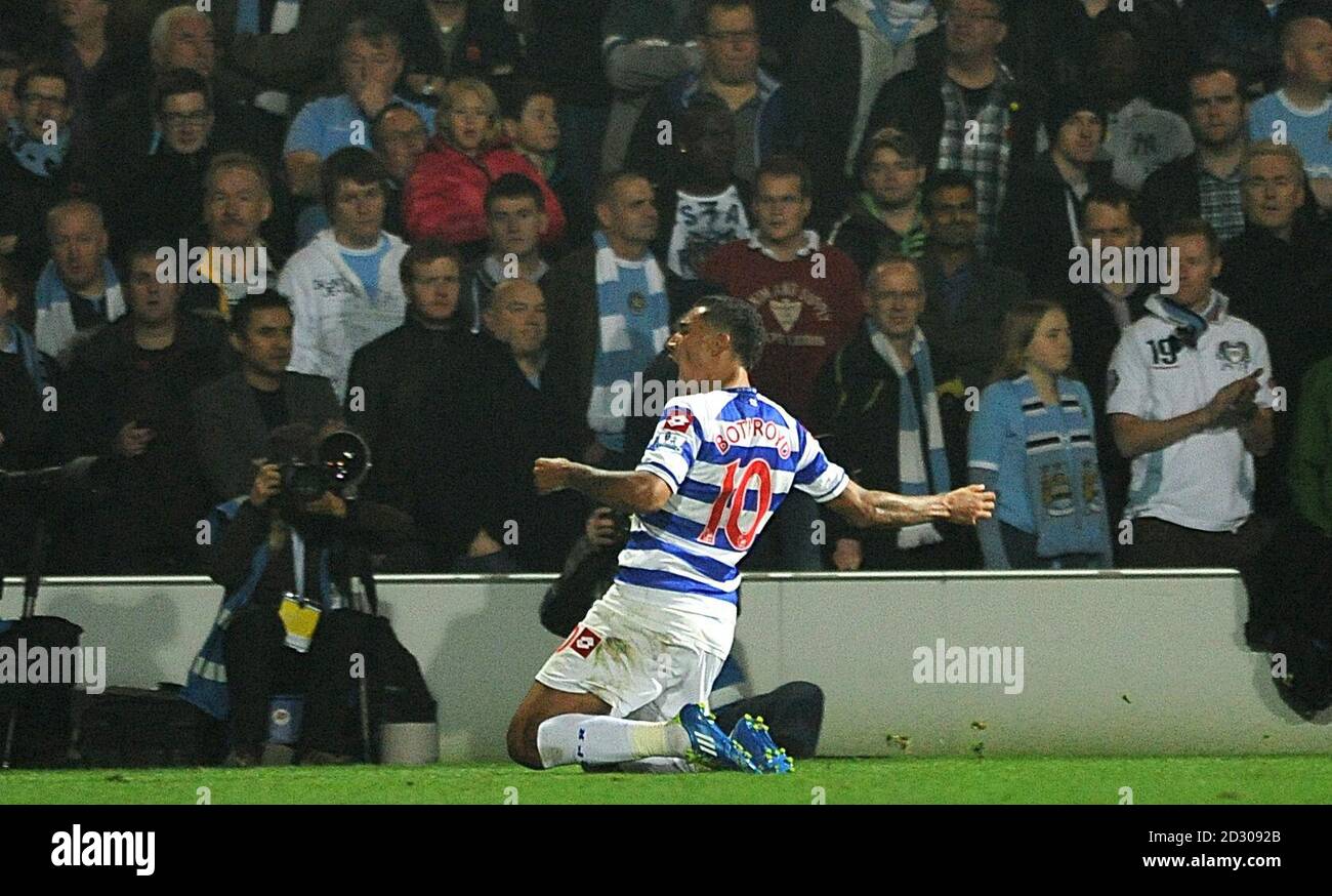 Queens Park Rangers' Jay Bothroyd celebrates scoring his side's first ...