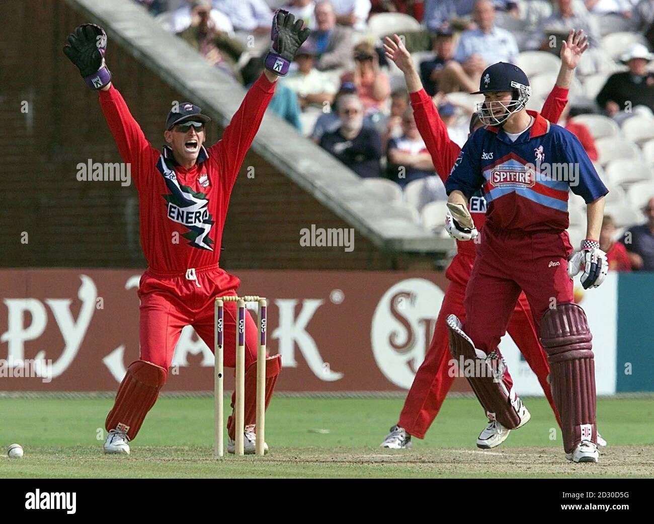 Lancashire captain John Crawley, who took over the wicket keeping ...