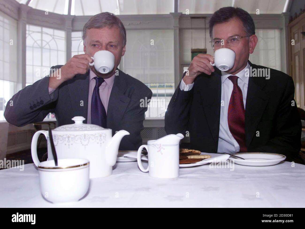 TUC General Secretary John Monks with Trade and Industry Secretary ...