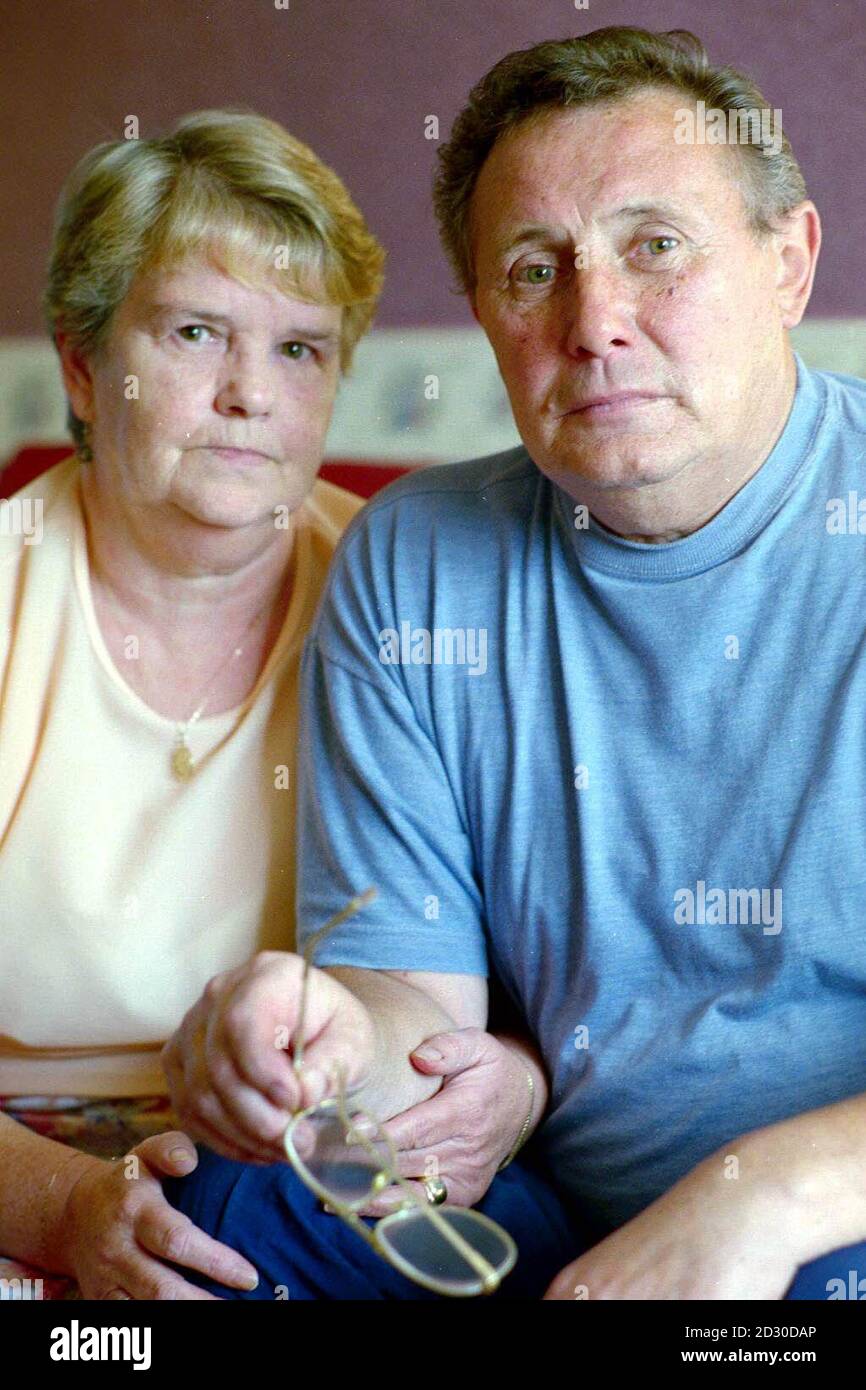 Sylvia and Colin Gater, who's son Kevin is currently on holiday in the ...